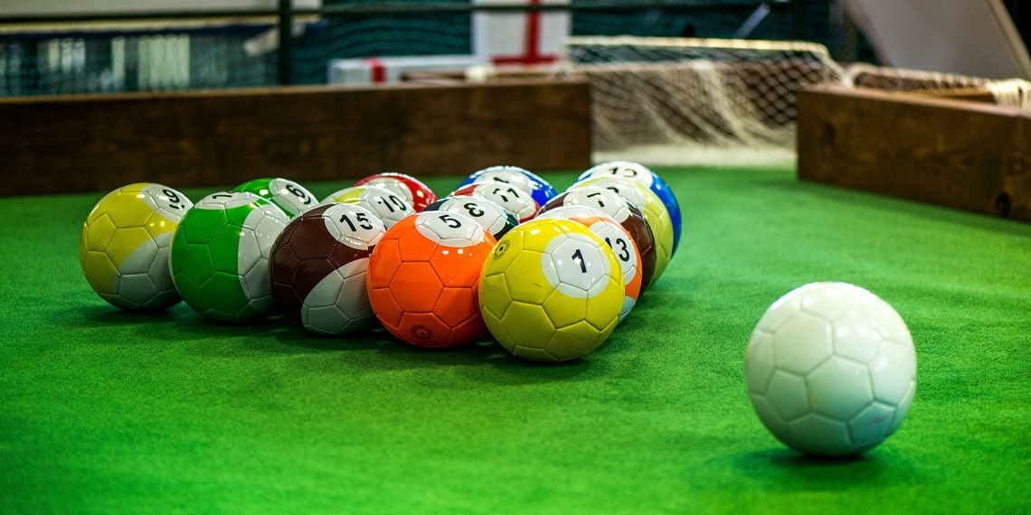 Giant inflatable soccer-pool tournament - Ku-ring-gai Living